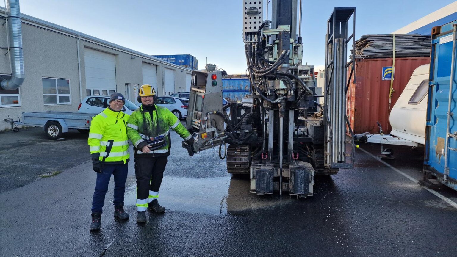 Iceland enters the smart era of geotechnical investigation | Geomachine